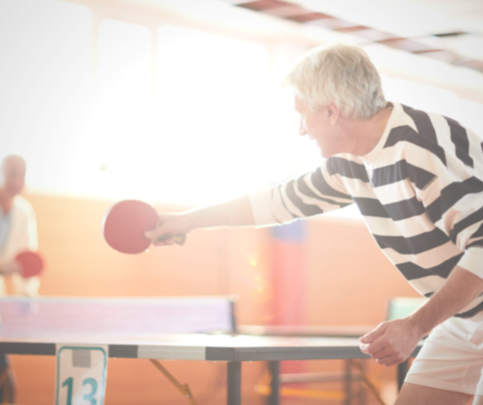 Senior Spotlight: Ping-Pong + Parkinson = Hope