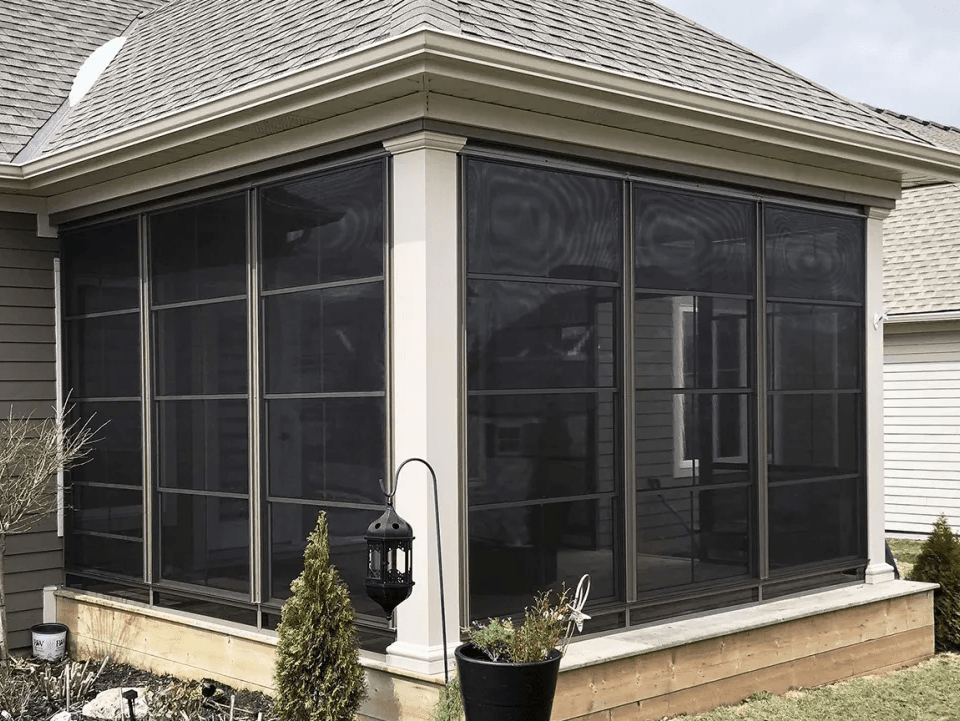 4 Track Stacking Sunrooms Windows