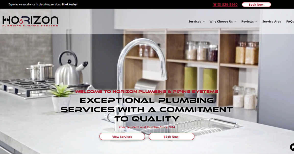 Horizon Plumbing - Reliable Plumbing Services in Ottawa