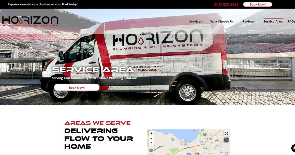 Our Service Areas - Horizon Plumbing