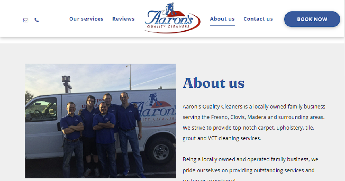 About Us | Aaron's Quality Cleaning