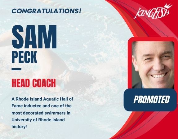 Kingfish Swimming Rhode Island Promotes Sam Peck to Head Coach