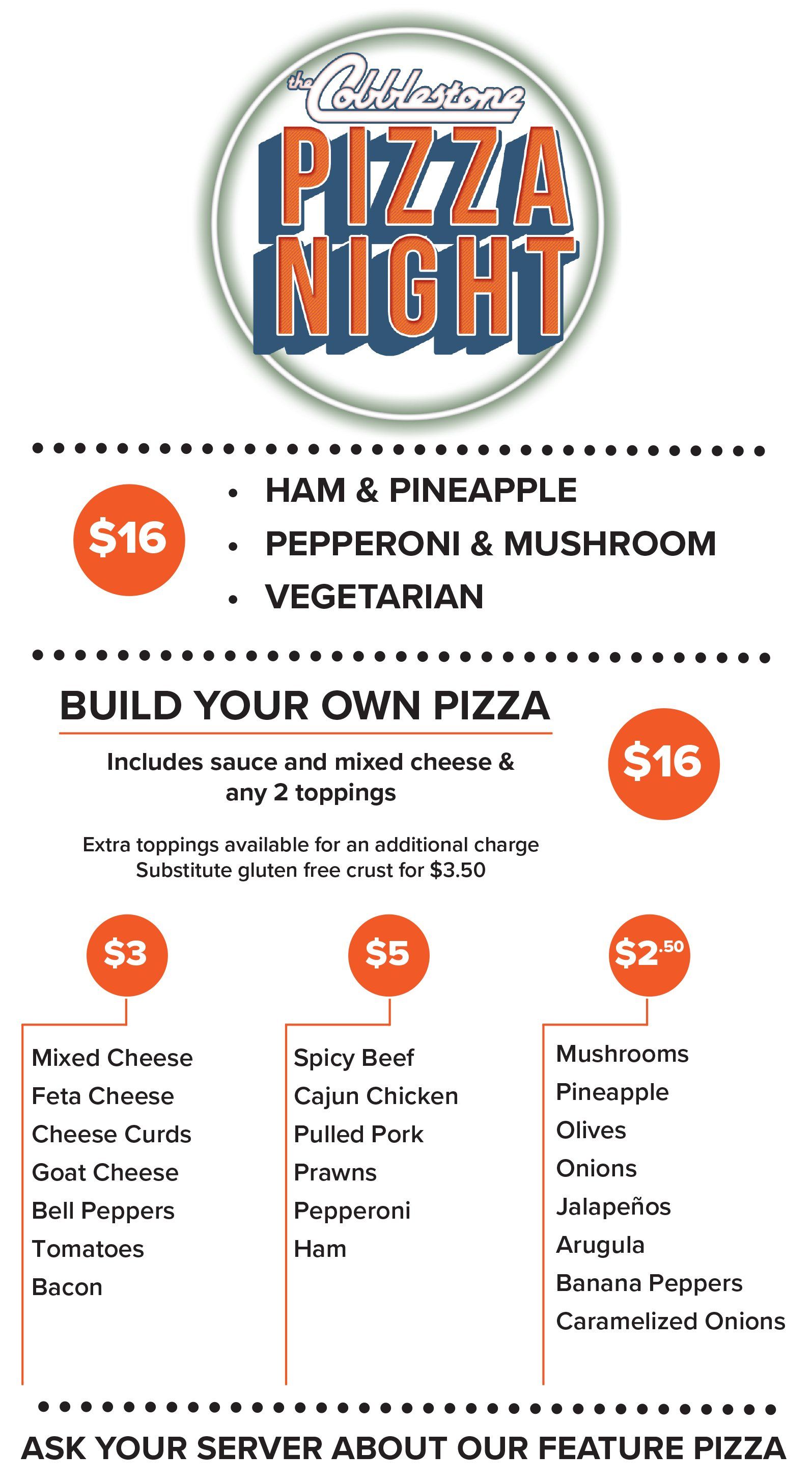 Cobblestone - The Menu