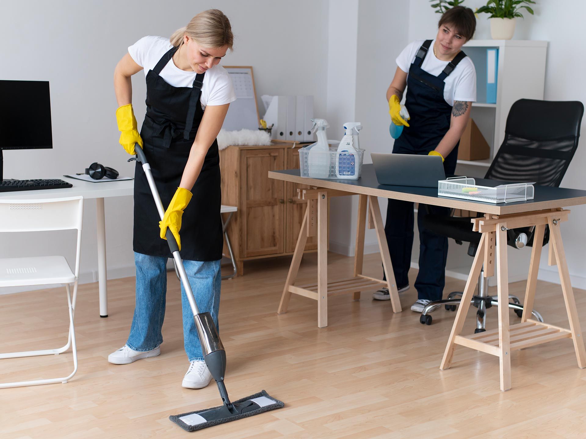 Cleaning can help the spread of illnesses among the employees.