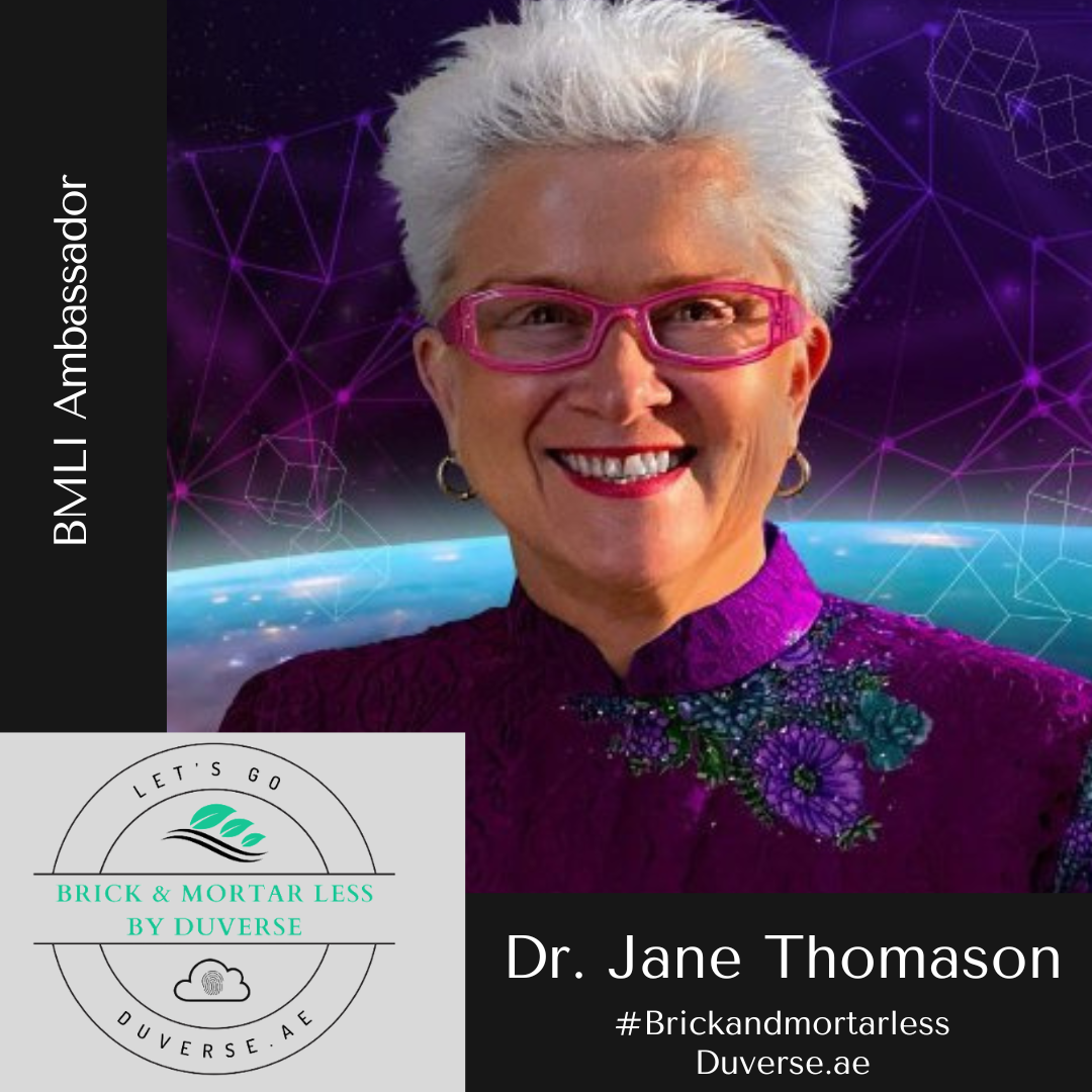 Dr. Jane Thomason joins the Bricks and Mortarless Initiative