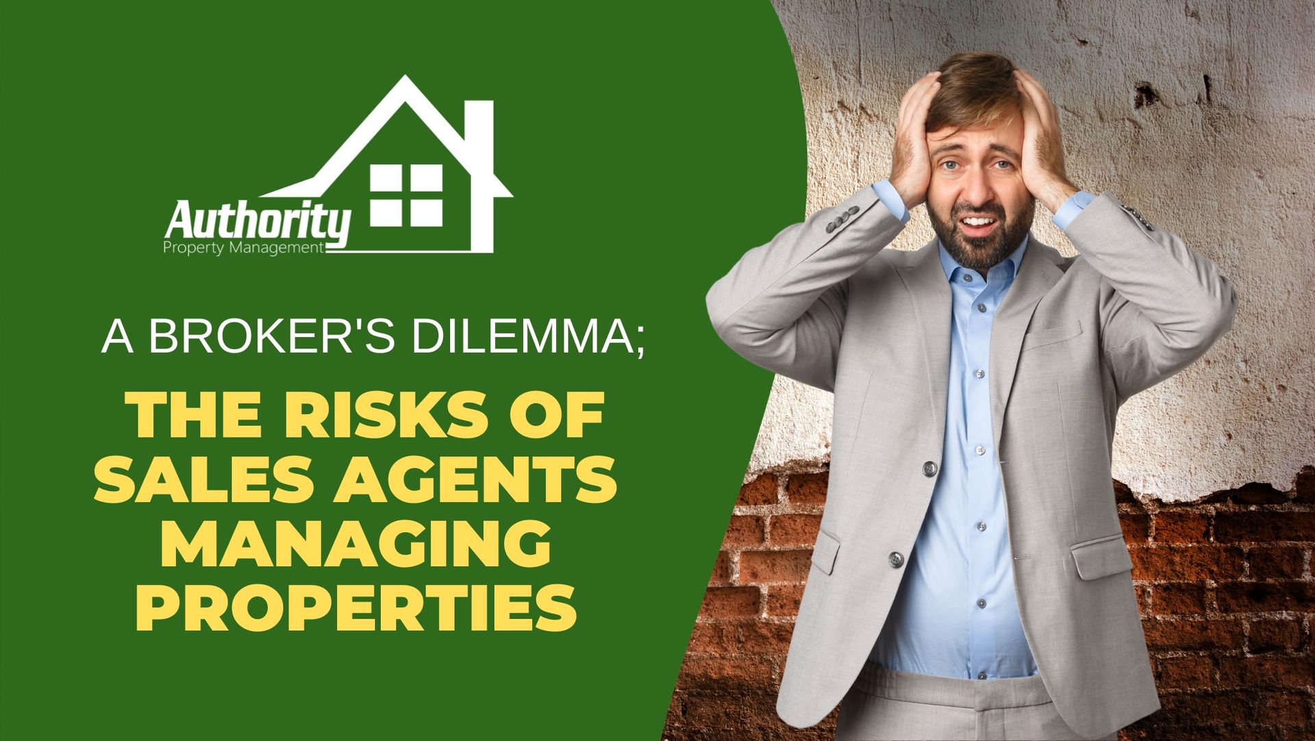 A Broker's Dilemma; The Risks of Sales Agents Managing Properties