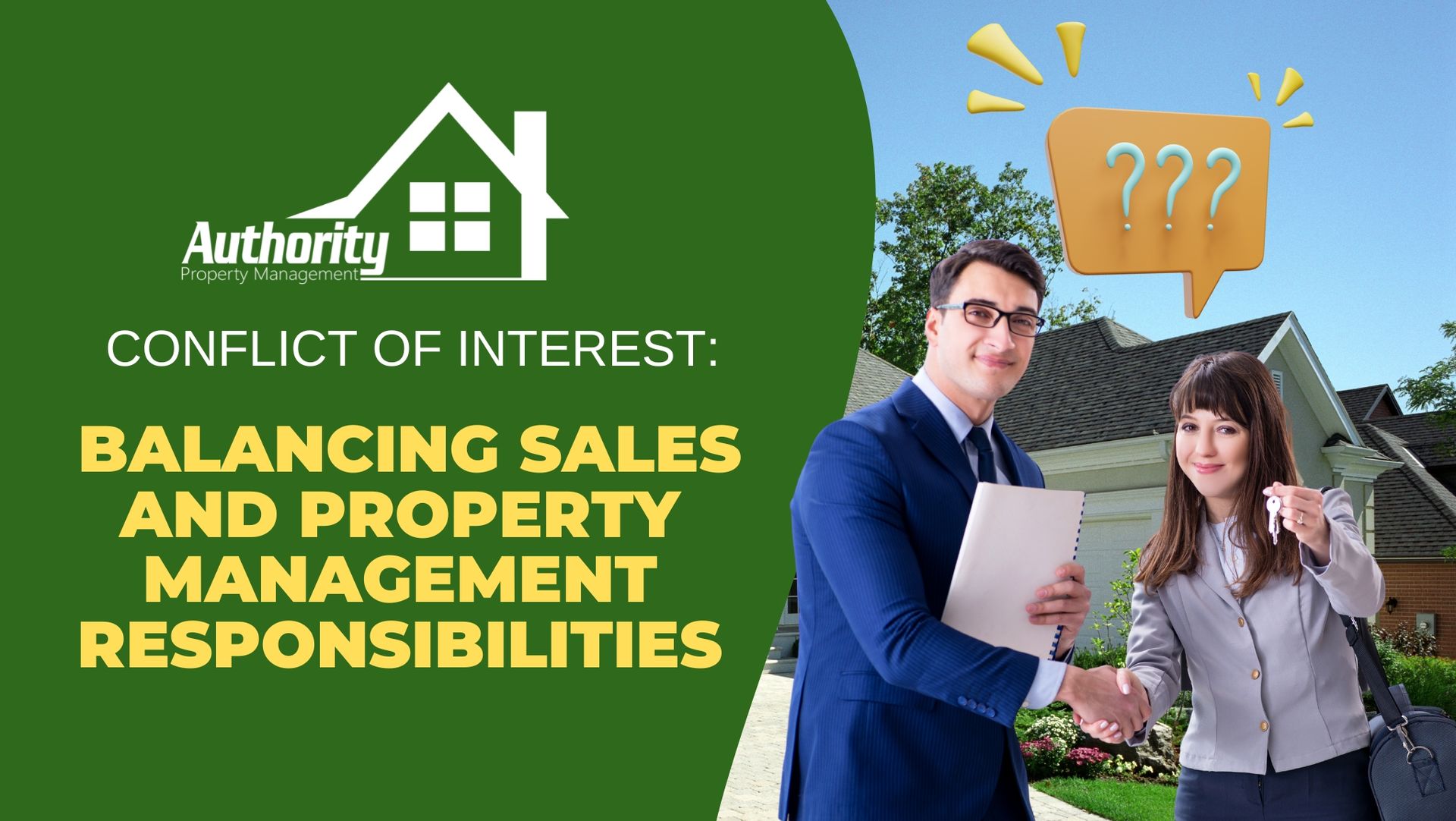 Conflict of Interest in Balancing Sales and Property Management