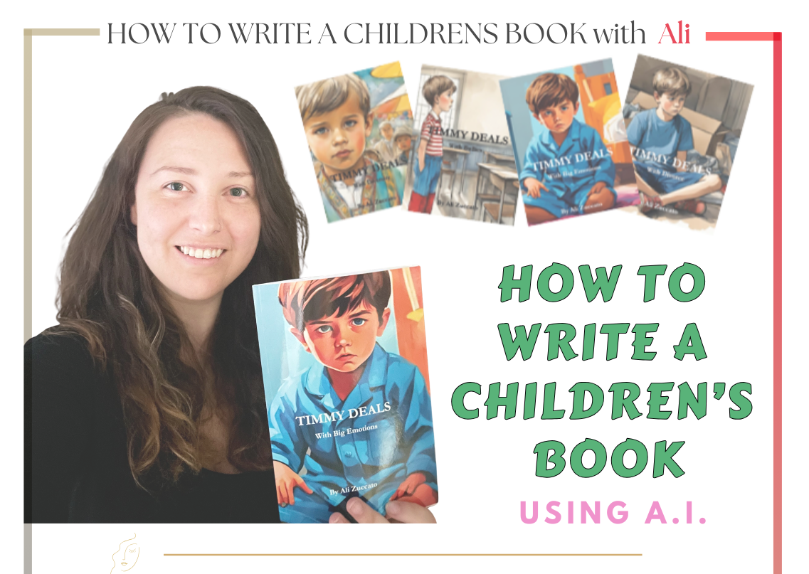 How to write a children's Book using A.I. Anyone can be an Author.