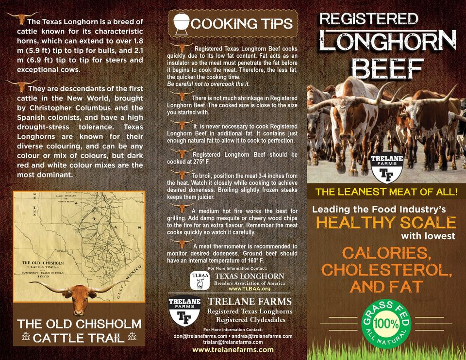 Longhorn Meat - Trelane Farms