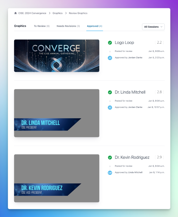 How to Organize Graphics for Large Events