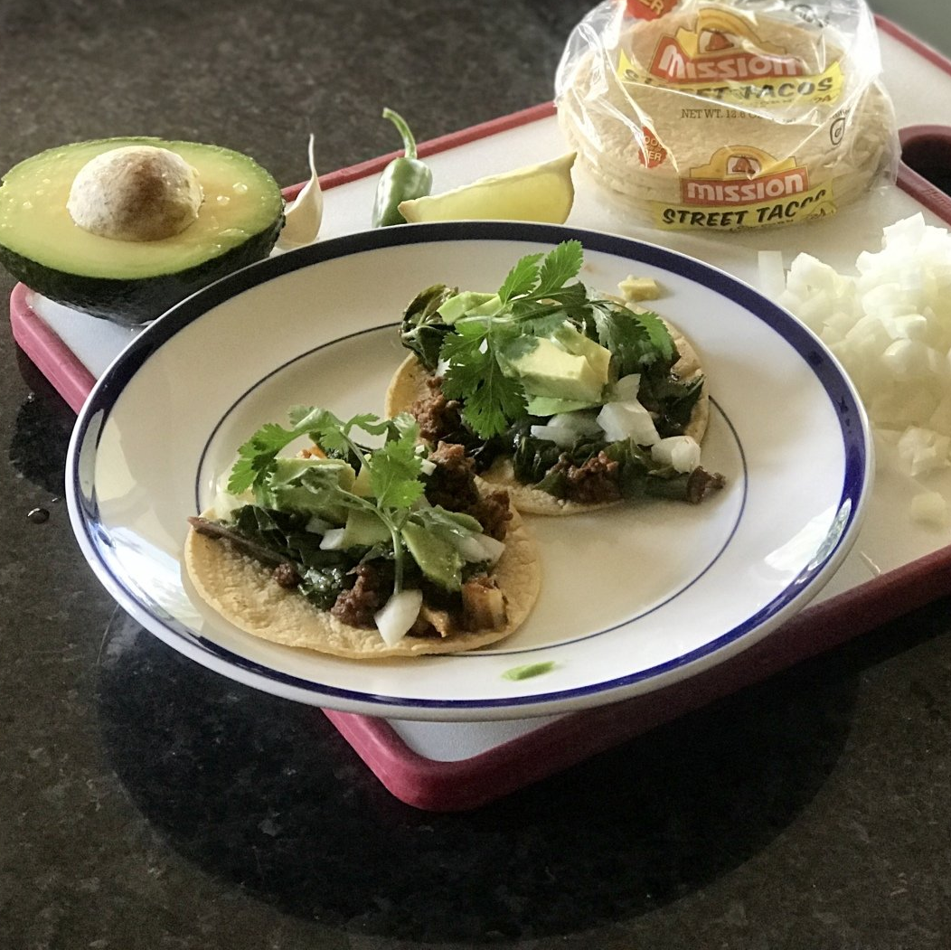 Beef & Kale Tacos