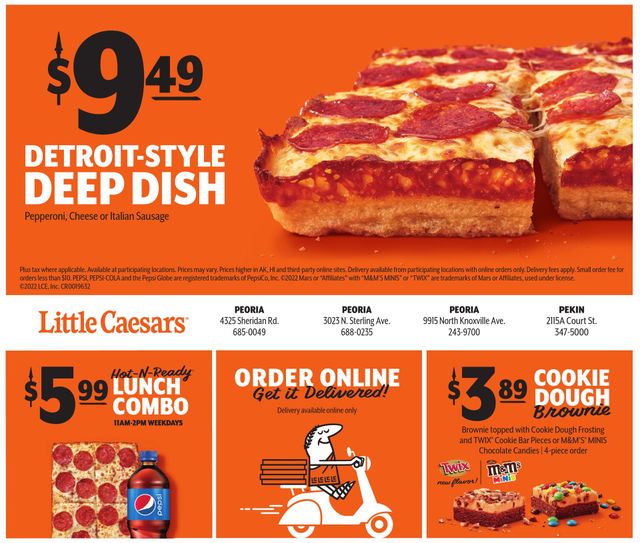 Little Caesars Deep Dish Combo