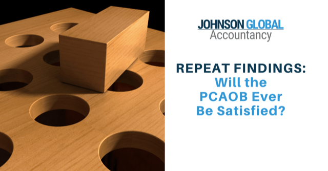 Repeat Findings: Will the PCAOB Ever Be Satisfied?