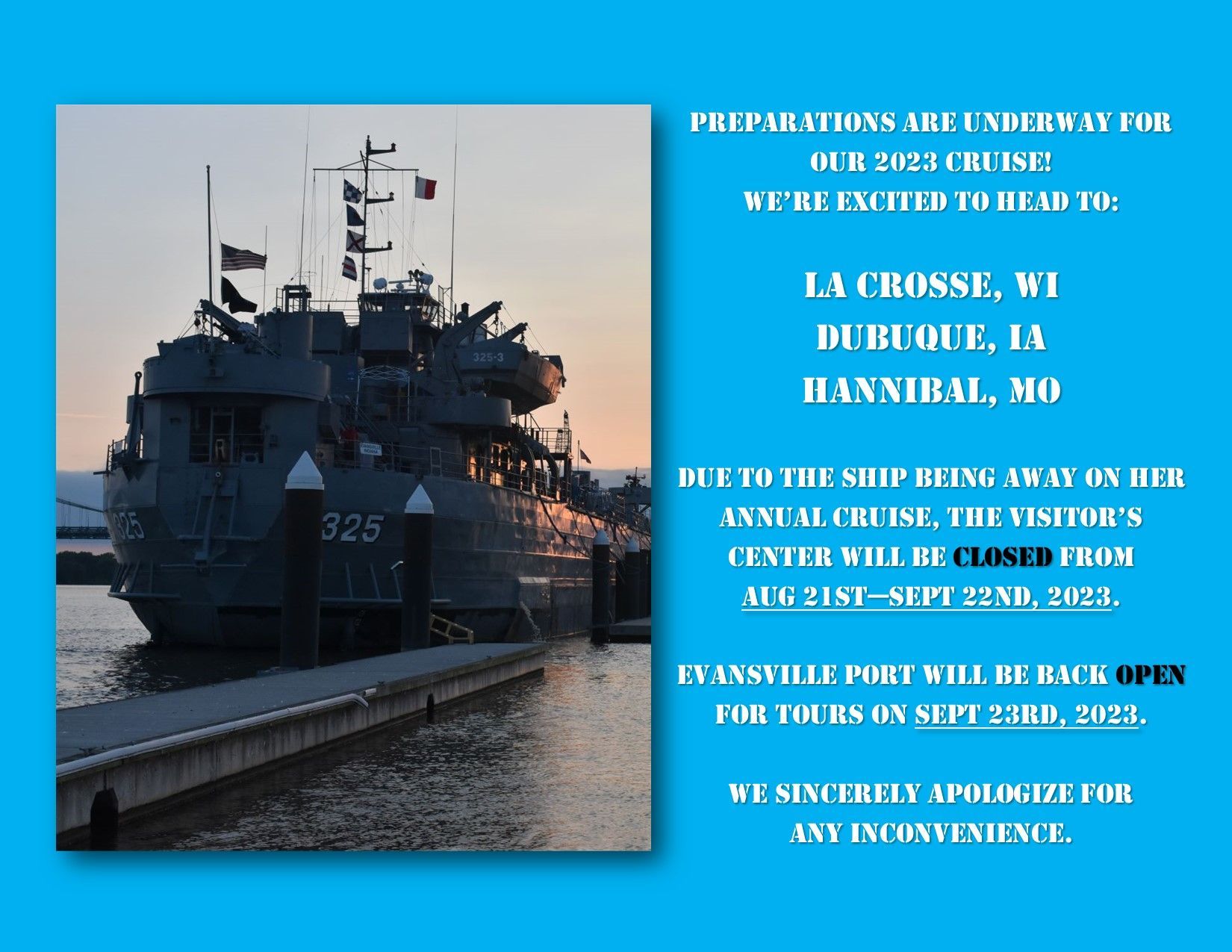 USS LST-325 | WWII Landing Ship | Evansville, IN