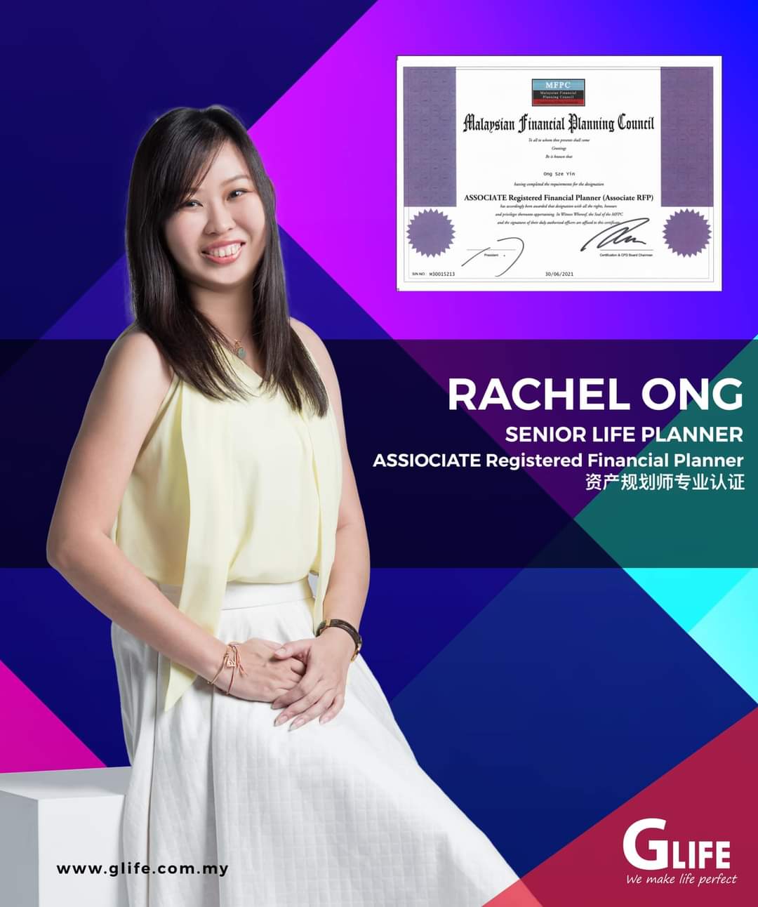 Rachel Ong | Senior Life Planner