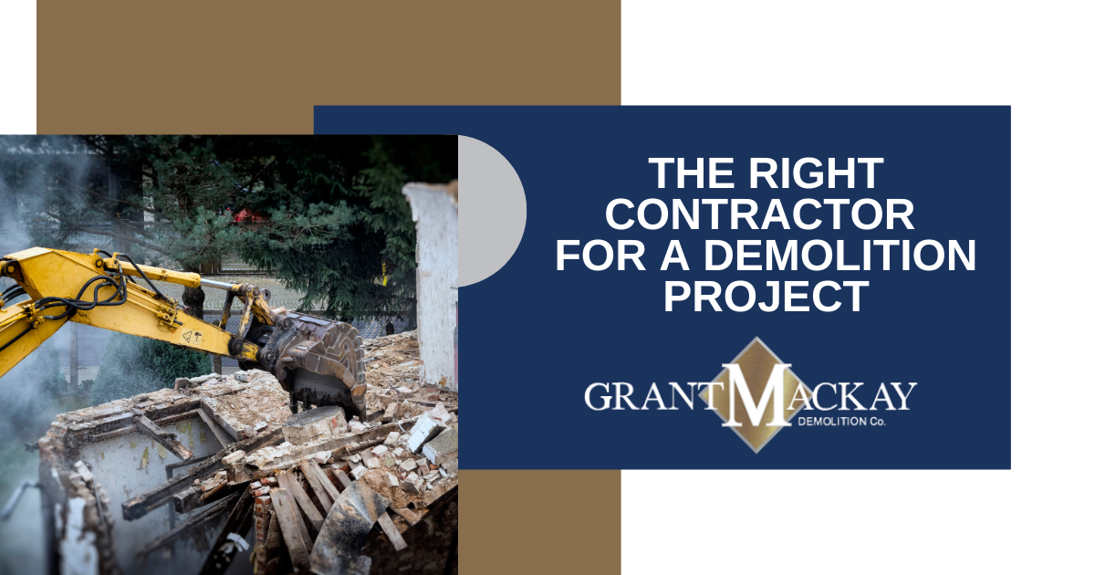 Industrial Demolition Contractor | Grant Mackay Demolition Company
