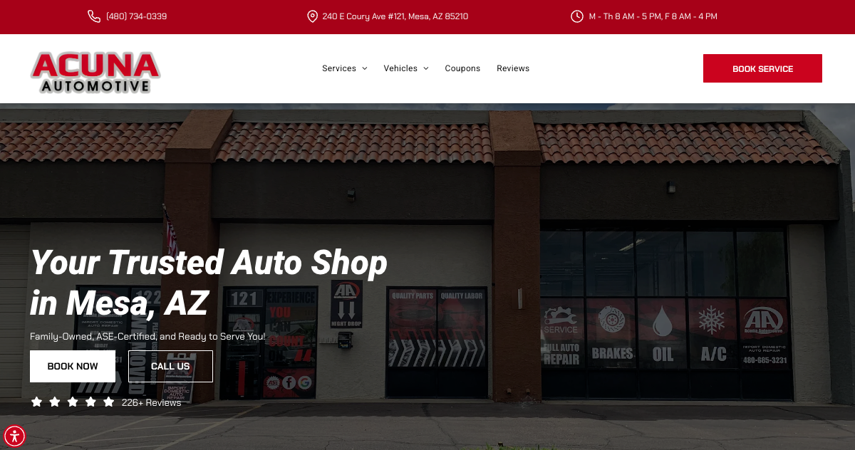Acuna Automotive in Mesa, AZ | Trusted Auto Repair