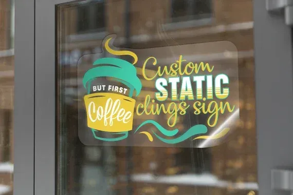 Window Clings: Boost Business with Custom Signage Solutions