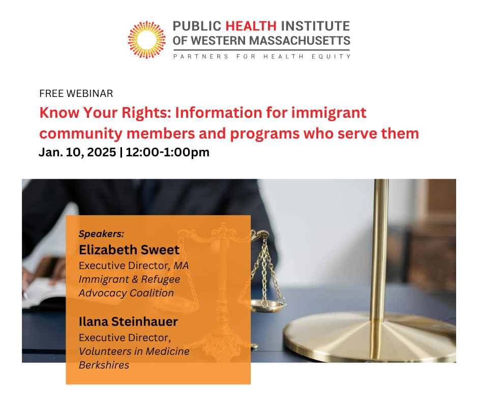 Recording, slides and links - Jan. 10 - Know Your Rights Webinar