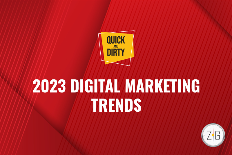 2023 Digital Marketing Trends
