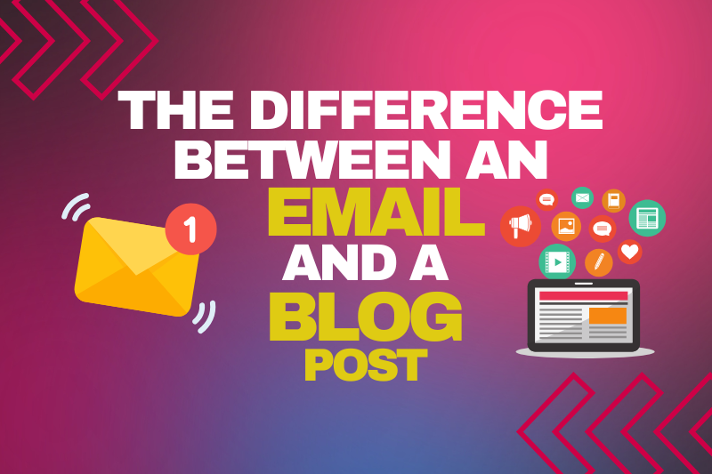 The Difference Between an Email and a Blog Post