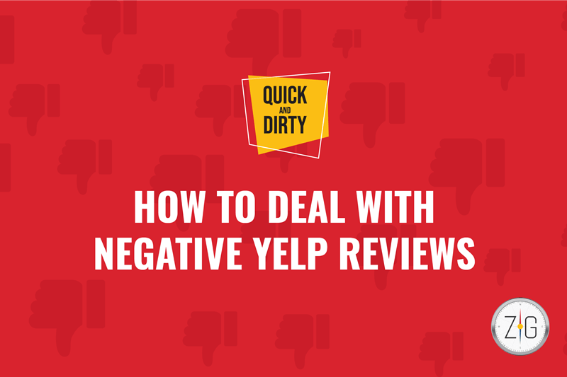 How to Deal with Negative Yelp Reviews