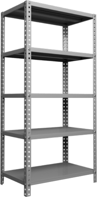 Optimiza espacio con estanterías para gavetas plásticas