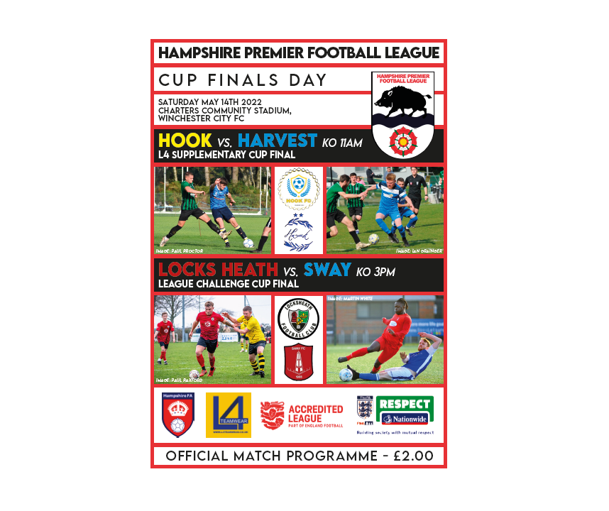 CUP FINALS DAY - PROGRAMME