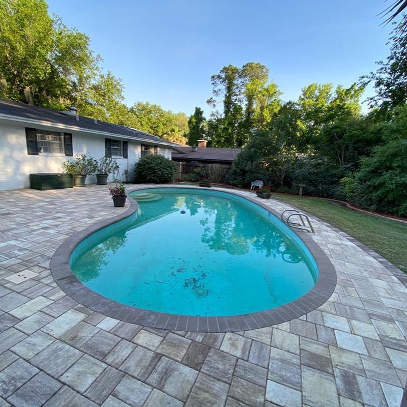 Luxurious Paver Pool Area | Jacksonville, FL | Golden Pavers