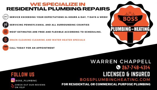 Plumbers | Jenkintown, PA | Boss Plumbing & Heating