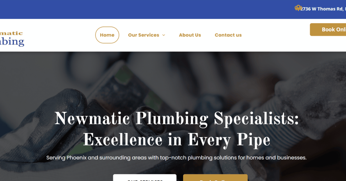 Plumbing Contractor in Glendale, AZ | Newmatic Plumbing