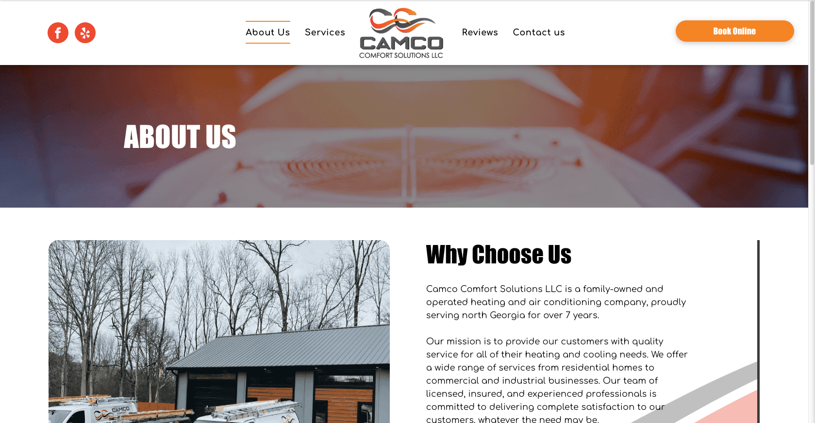About Us | Camco Comfort Solutions LLC