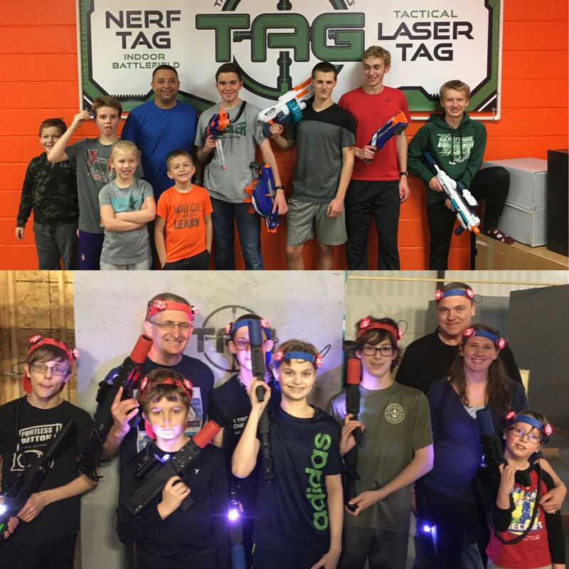TACTICAL LASER TAG or Nerf Battle Tag For Your Next Party