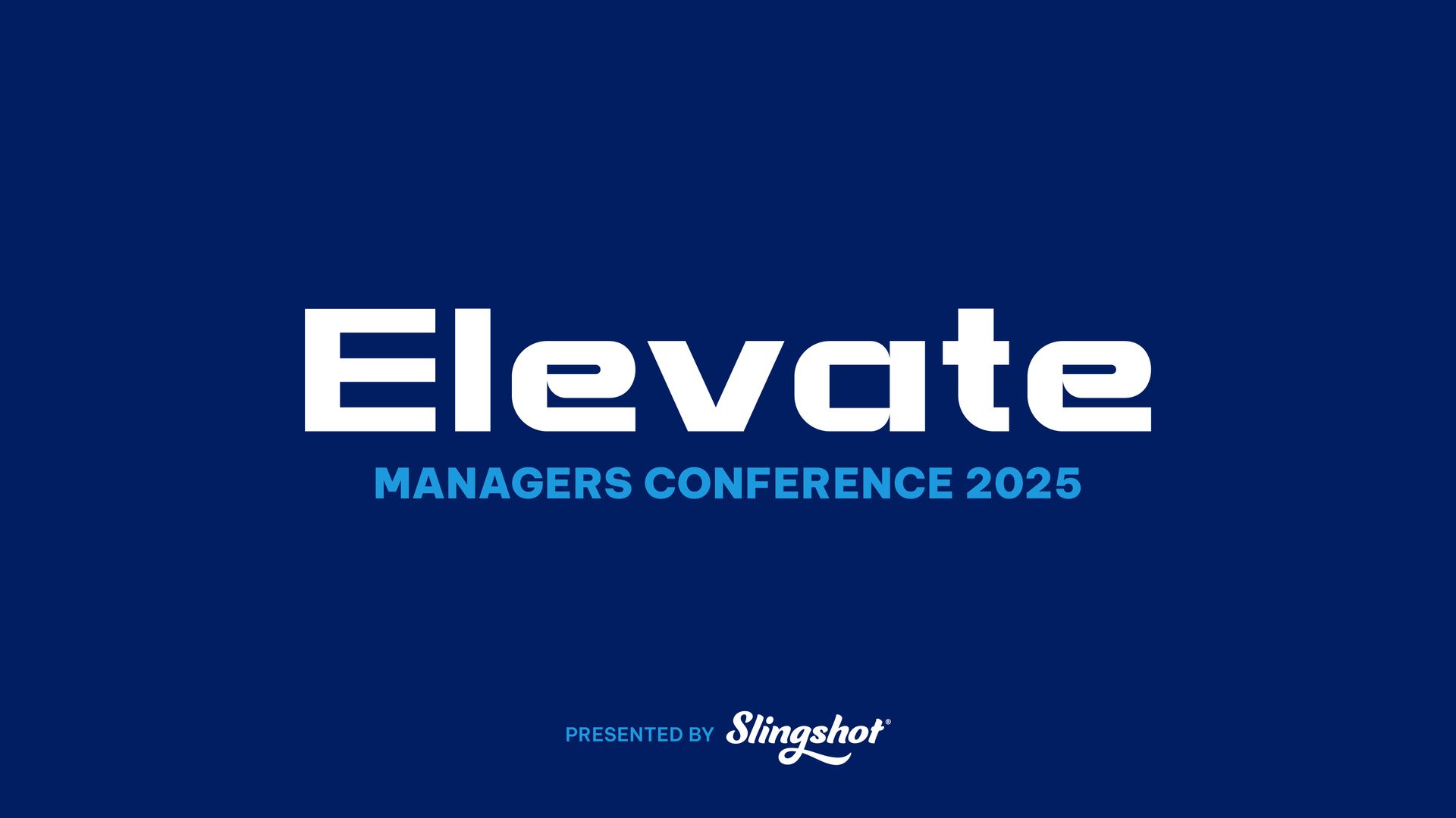 Managers Conference 2025 | Elevate