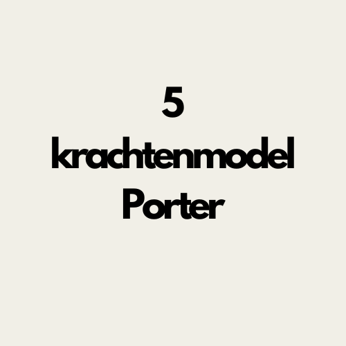 5 krachtenmodel van Porter uitleg | template | voorbeeld