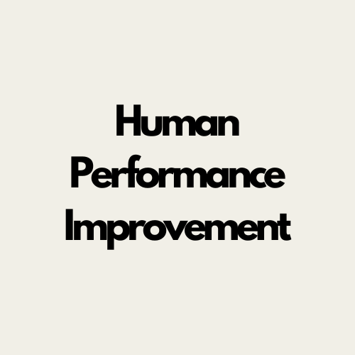Human Performance Improvement model info| template| voorbeeld