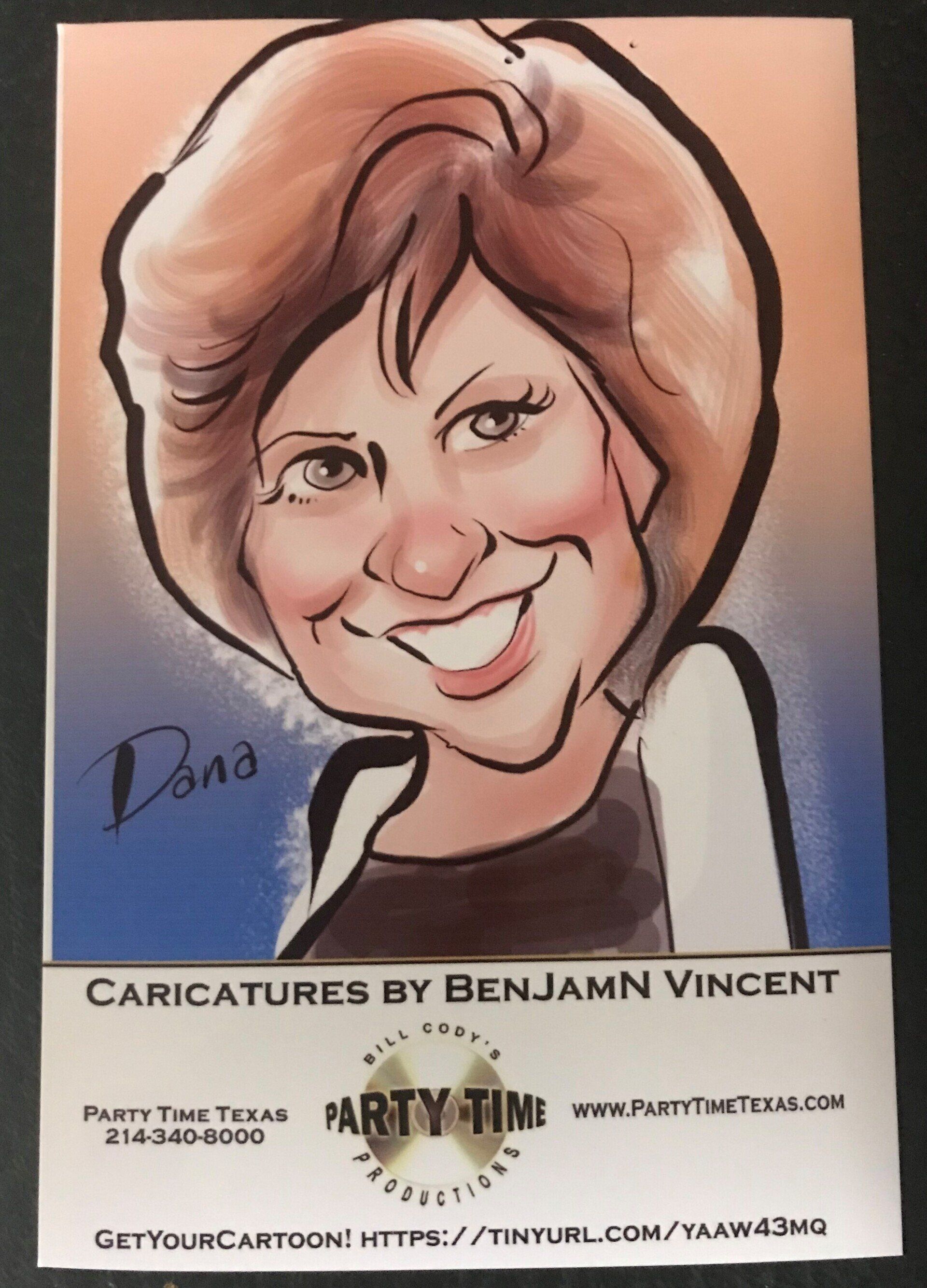 Caricature and Illustration Packages | McKinney, TX | Party Time Texas