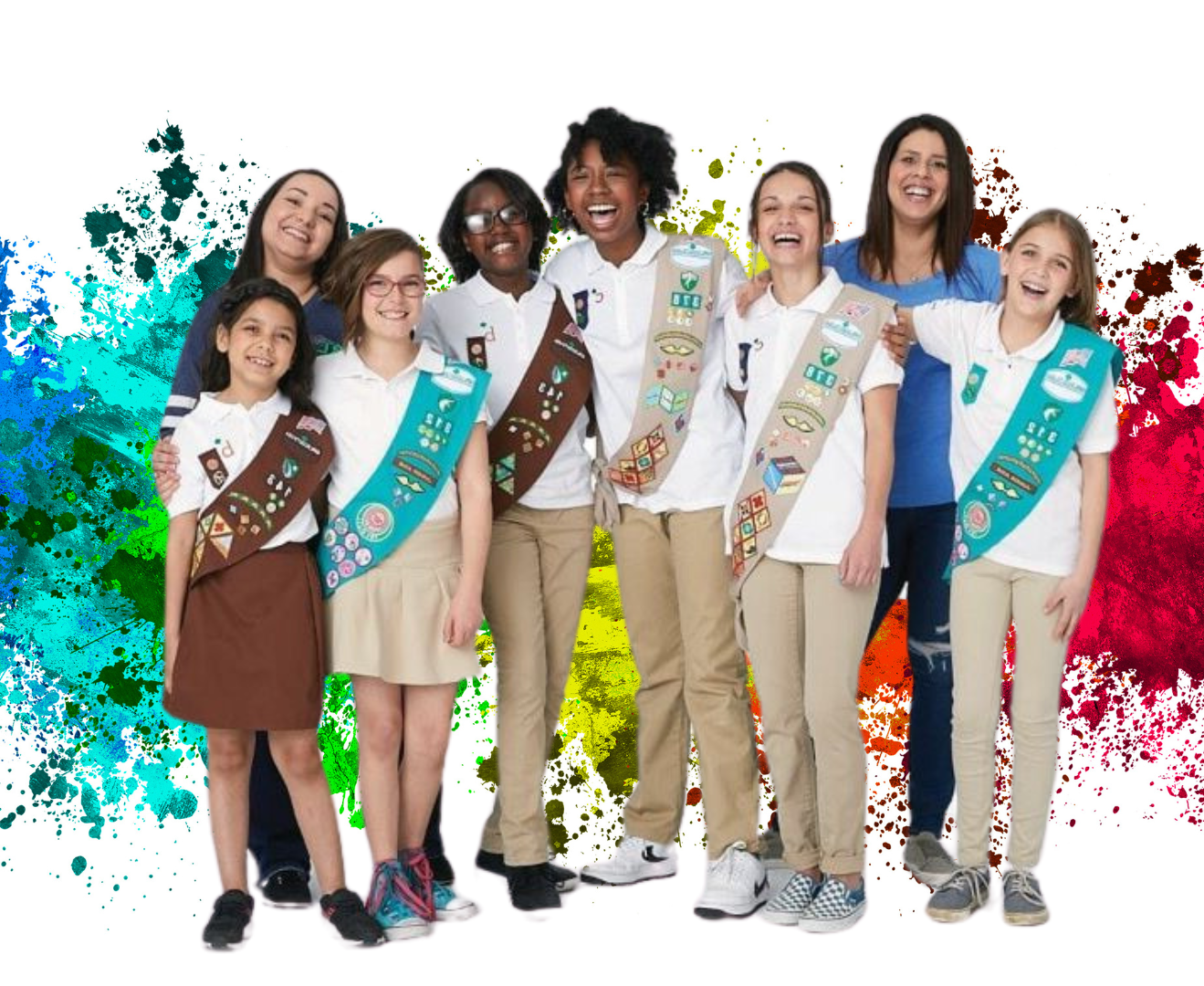 Girl Scout Painting Party Los Angeles | Splat Action Art Studio