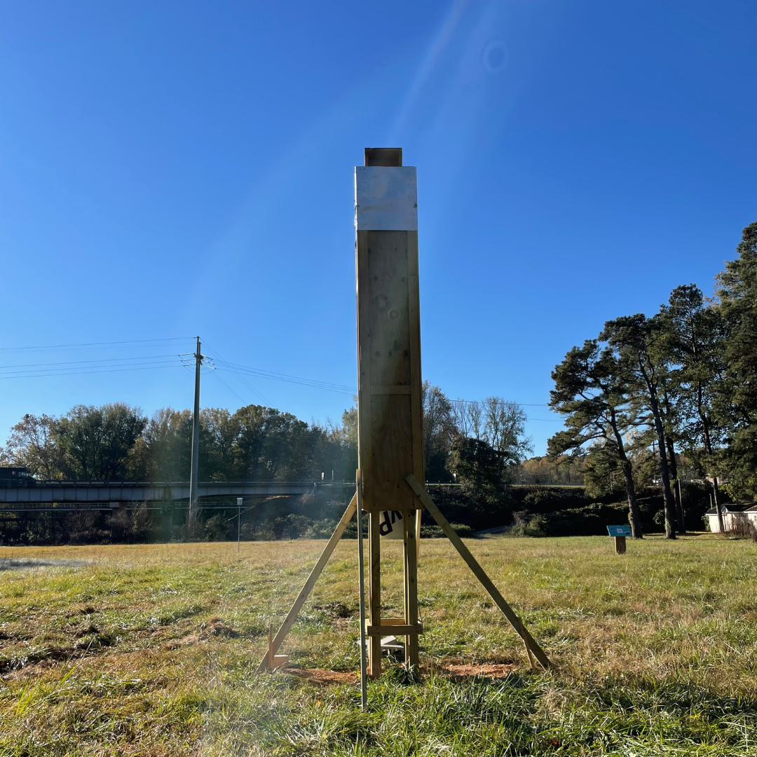 Chimney Swift Tower Built at Outdoor Classroom