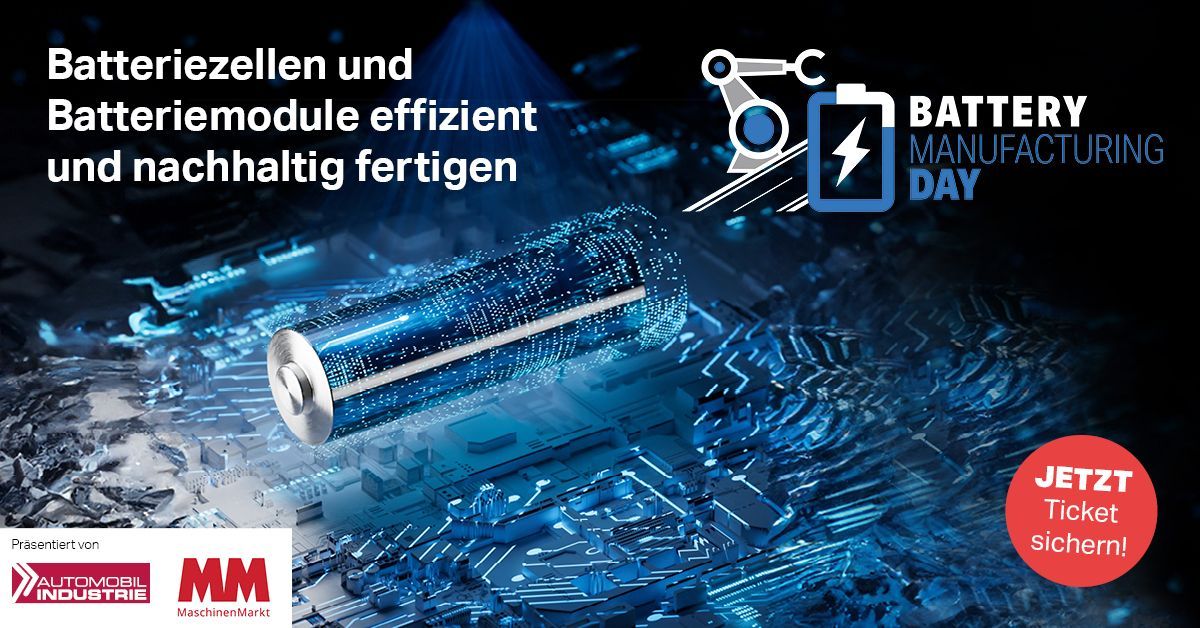 Battery Manufacturing Day | Jetzt Teilnahme sichern!