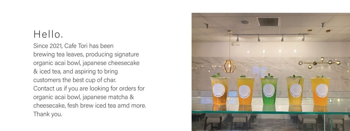 Cafe Tori - Online Order Available