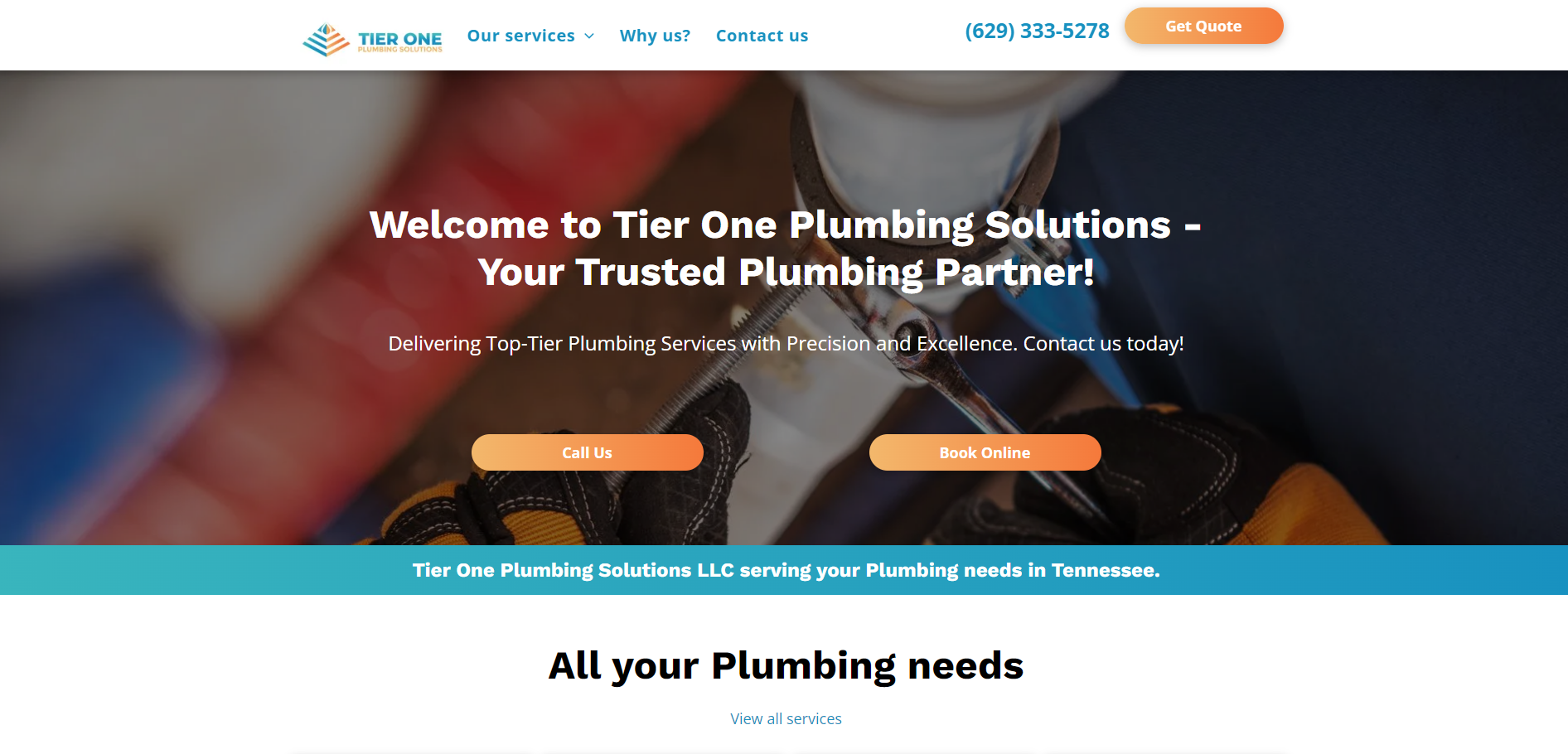 Tier One Plumbing Solutions | Elevating Plumbing Experiences