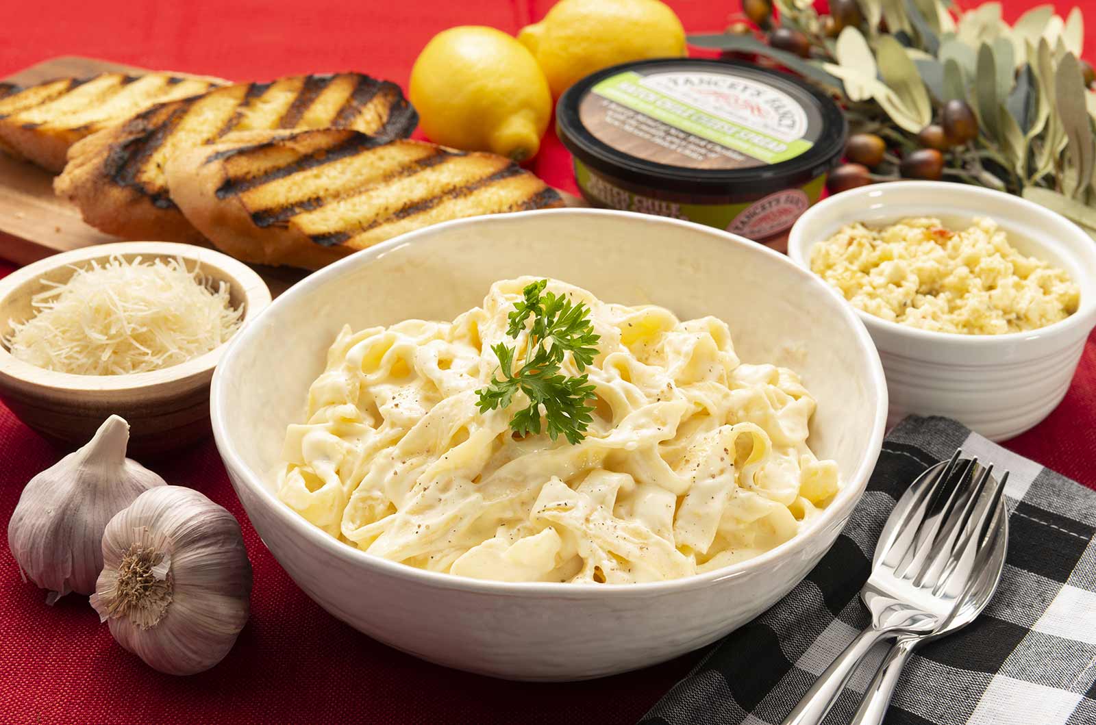 Hatch Chile Fettuccine Alfredo