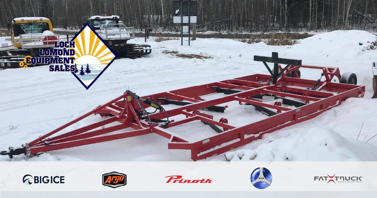 Mtn Trail Groomers for Smoother Snowmobile Trails or Ice Roads.