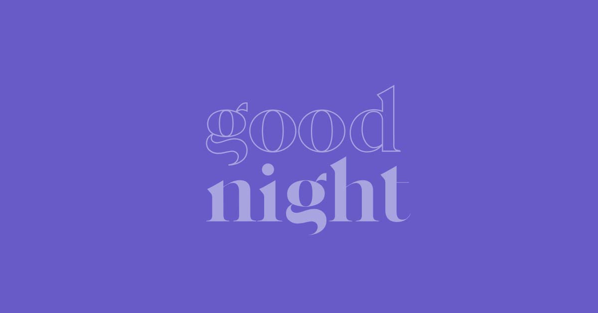 Goodnight Cannabis | CBN, CBD and THC Sleep Products