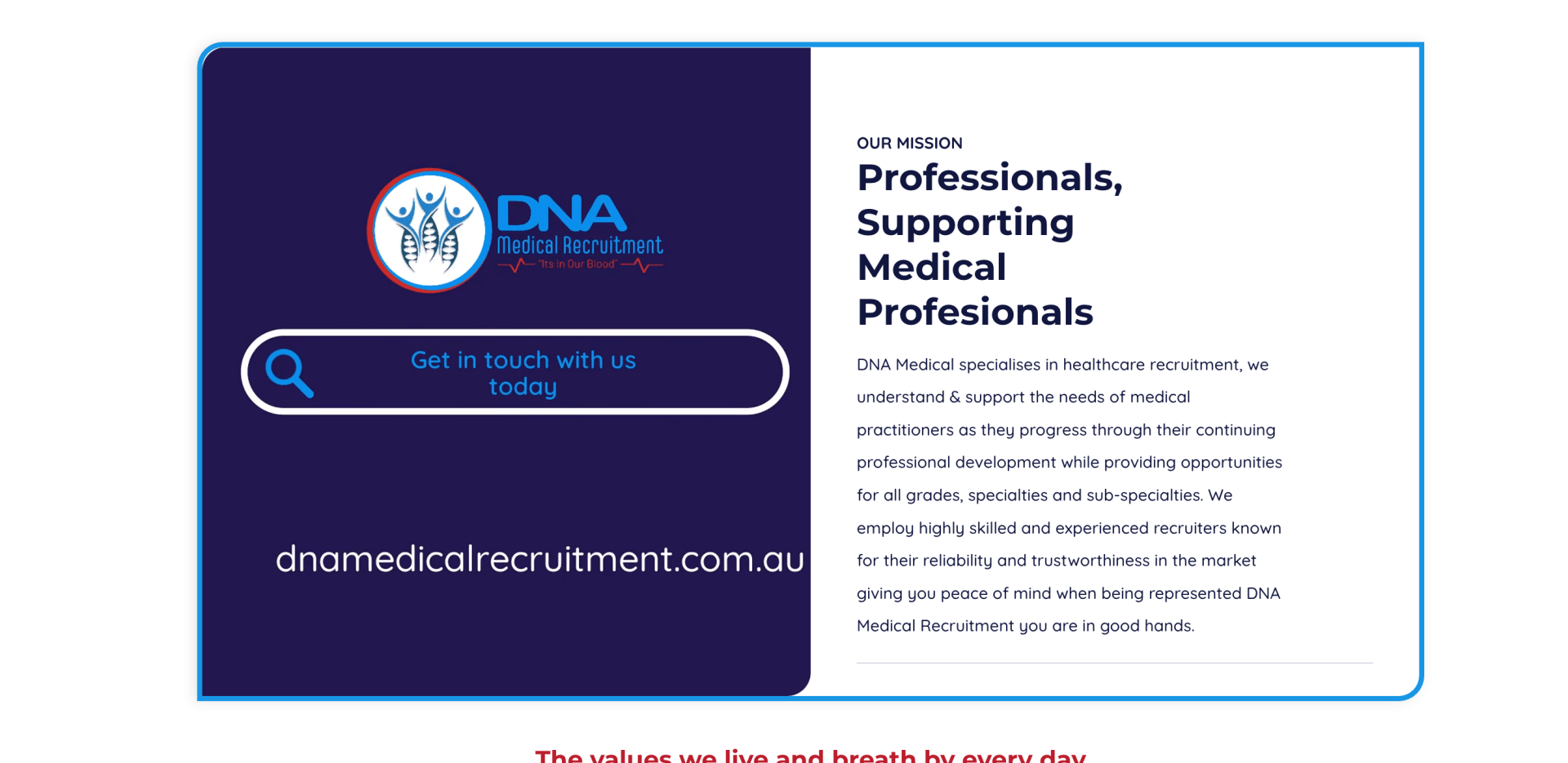 Medical Recruitment Australia | DNA Medical Recruitment