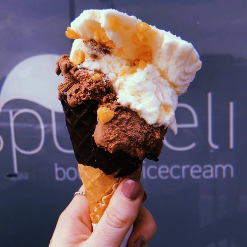 Spurreli boutique ice cream parlour and coffee shop | Amble