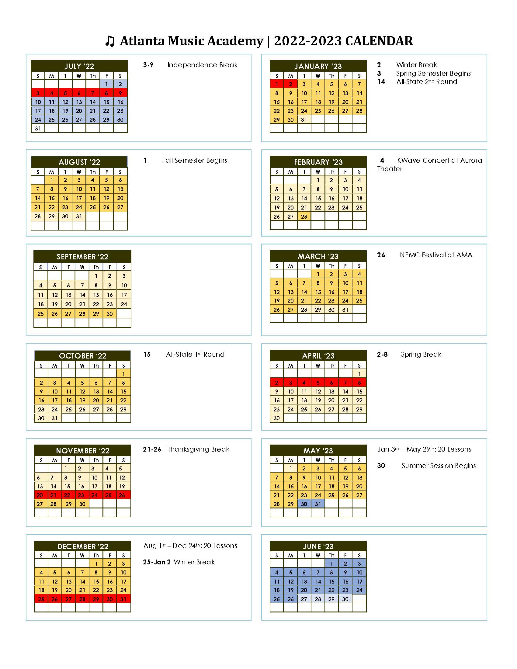 Calendar