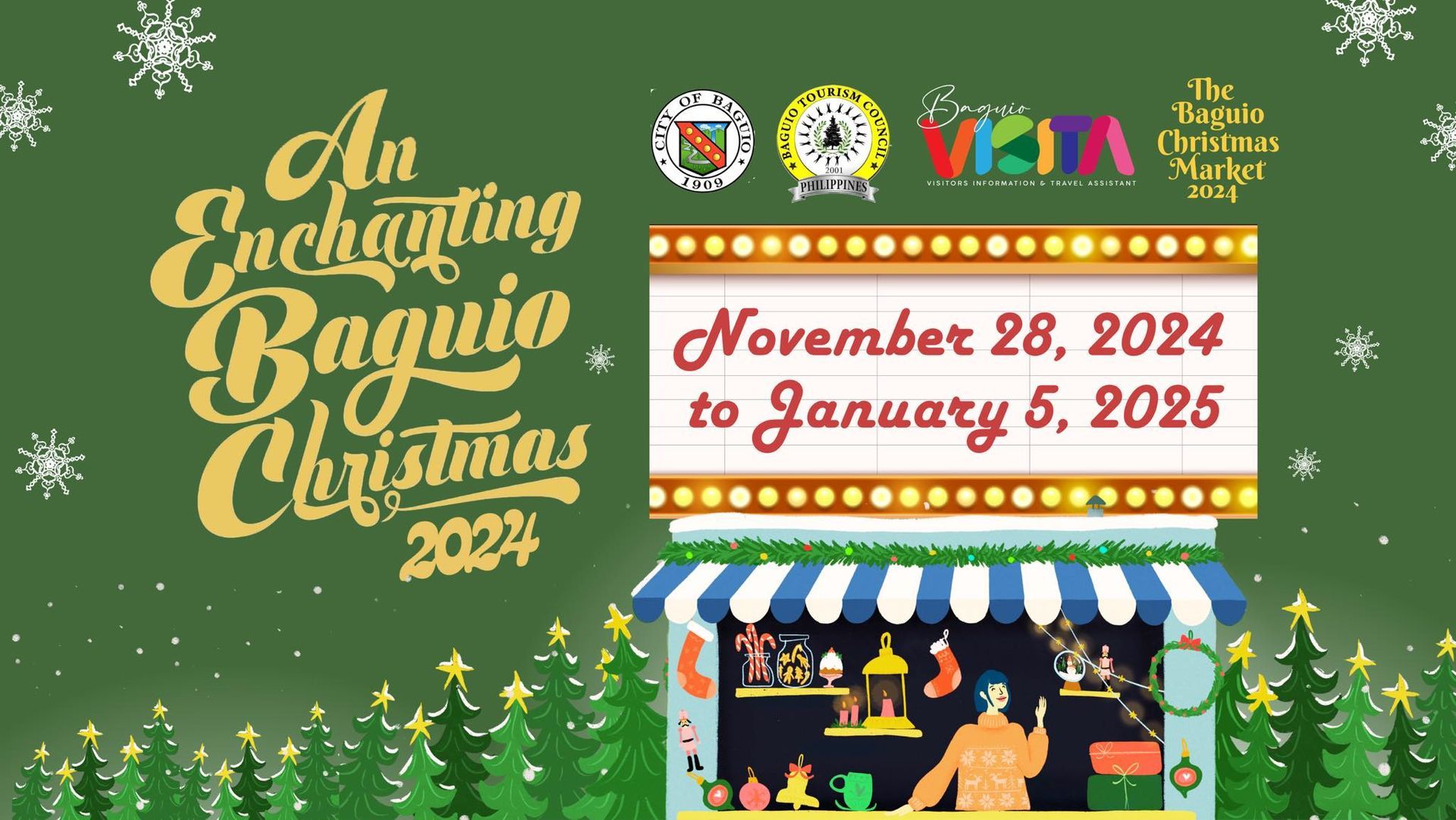 Baguio City’s “Enchanting Christmas” begins third week November