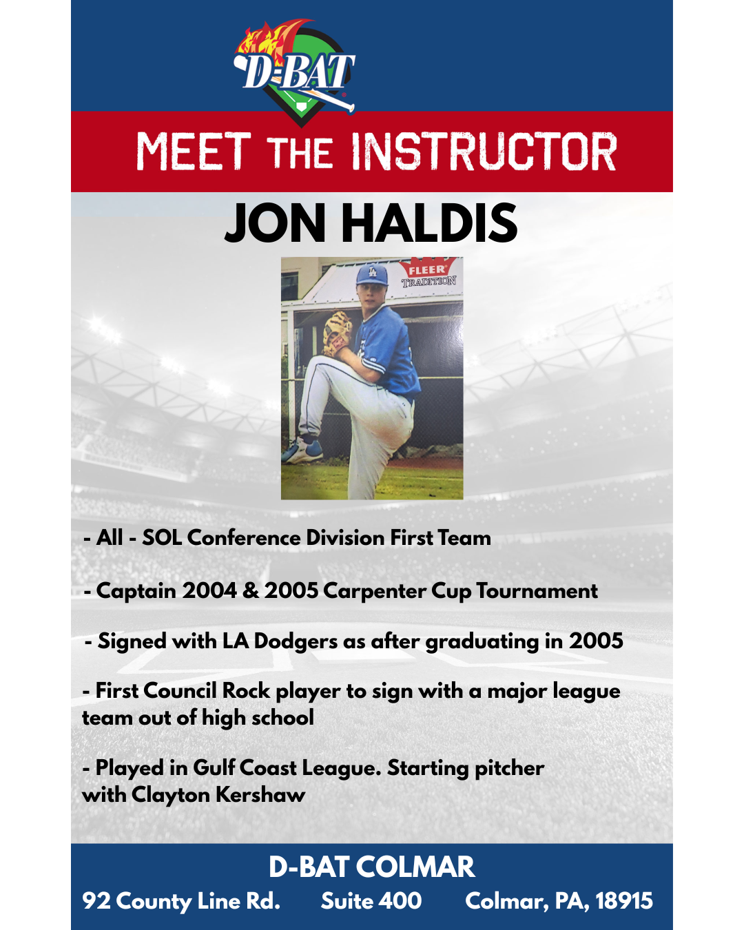 Baseball & Softball Lessons | D-BAT Colmar | Colmar, PA